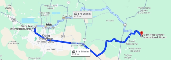 Sân bay mới Siem Reap Angkor (SAI) được đưa vào khai thác từ 16/10/2023