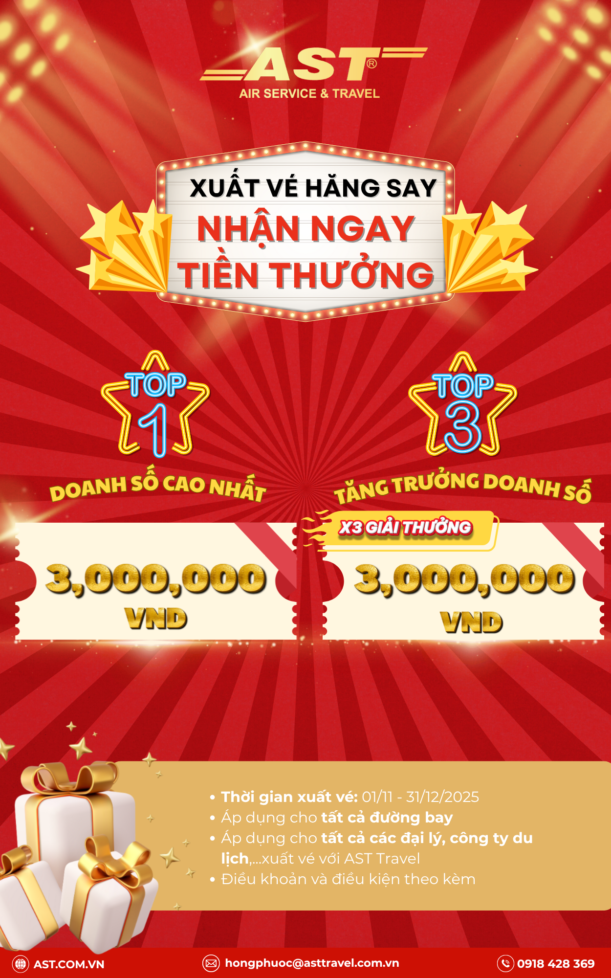 Dành Riêng Cho F2: Bứt Tốc Cùng AST Travel